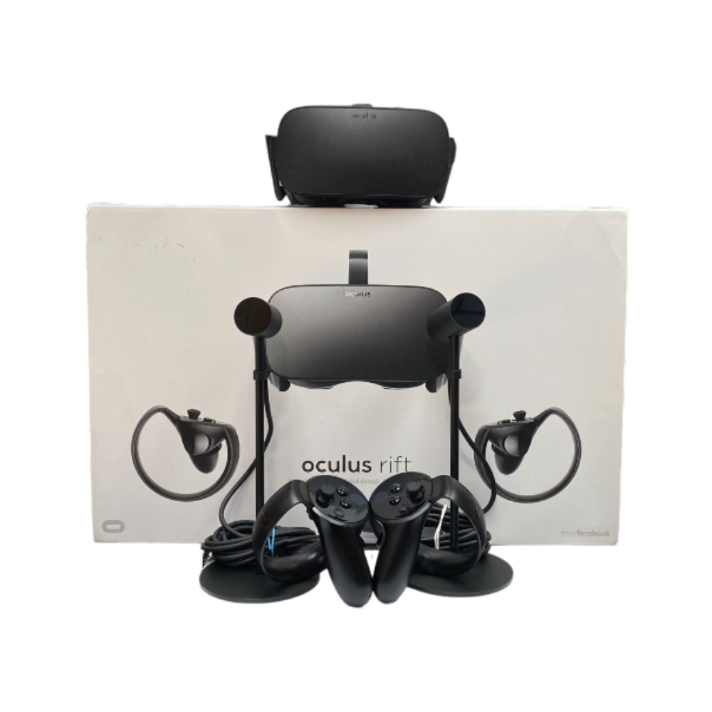 Pre-owned Oculus Rift CV1 Touch Bundle (2x Controllers & 2x Sensors ...